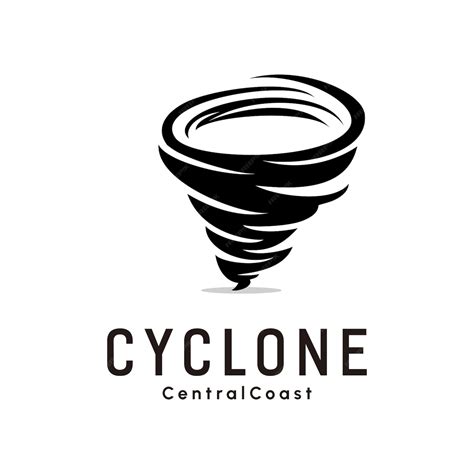 Premium Vector Tornado Cyclone Hurricane Twister Logo Design Icon