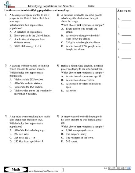 Identifying Populations And Samples Artofit
