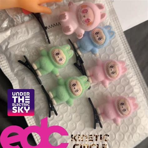 10 Pack Rave Sprouts Flower Clips Plur Sprout Clips Ravers Cute Clips Edco Djs Edcmx