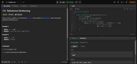 Suhas Singh On Linkedin 100daysofcodechallenge Leetcode Palindromepartitioning Codingchallenge