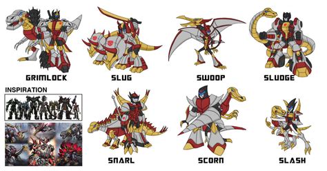 Dinobots Tfp By Powermaster17 On Deviantart