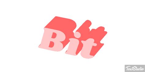Bit Palavra Desenhos De Logotipo Em  Animado