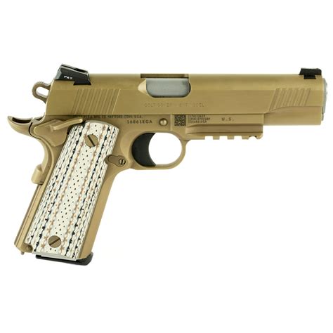 Buy Colt Firearms Cqbp Marine M45 A1 Zinc Brown Ion Bond 45 Acp 5 Barrel 7 Rounds Dc Gun Shop