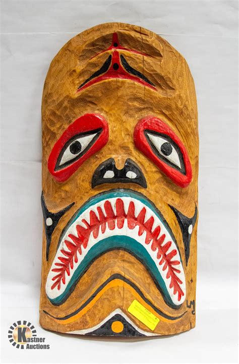 West Coast Haida Red Cedar Wood Carved Heavy