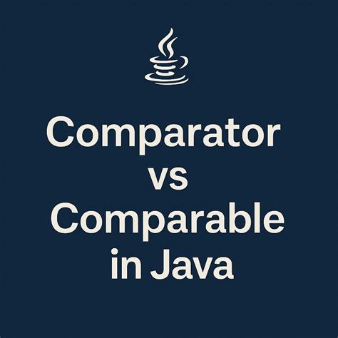 Java Comparablevscomparator Cleancode Javatips Interviewprep Shaik Mohammad Irfan