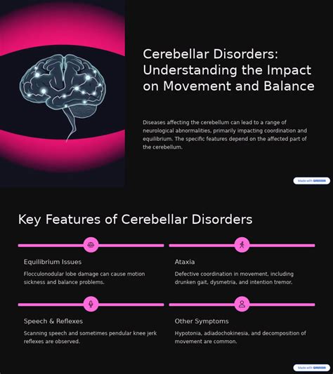 Cerebellar Disorders Understanding The Impact On Movement And Balance Pdf