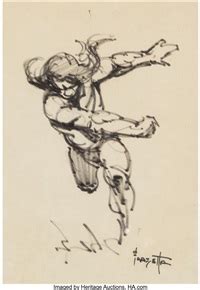 Frank Frazetta Sketch