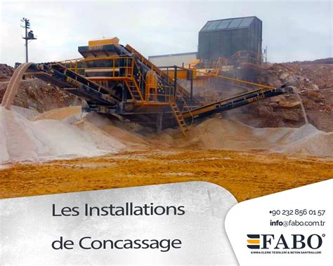 Les Installations De Concassage Concasseurs à Vendre Fabo