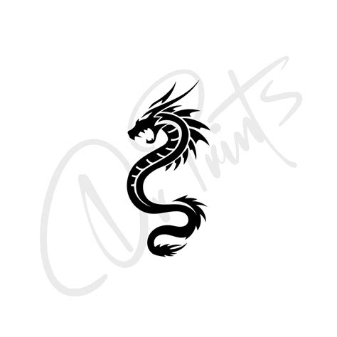 Dragon Decal Dragon Sticker Dragon Car Decal Dragon Body Dragon Vinyl Dragon Set Of 2 Etsy