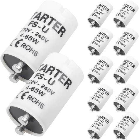 12 Pack T8 T12 Fluorescent Tube Light Starters 4 65w 220 240v Energy