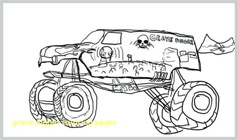 Grave Digger Drawing At Explore Collection Of