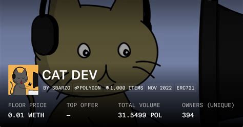 Cat Dev 001 Weth Collection Opensea