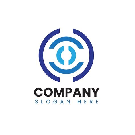 Premium Vector Abstract Round Shape Company Logo