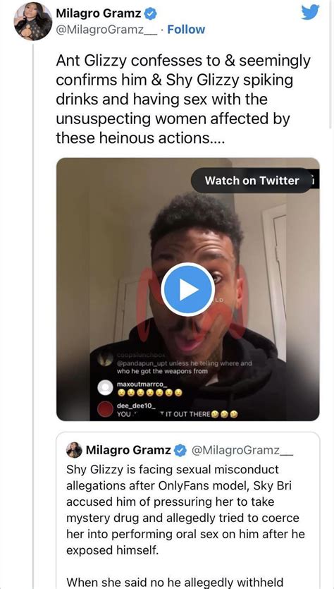 Shy Glizzy Glizzy Gang Gets Exposed For Being A Rapist Yall Think Pressa Gon Stop Fw Him R