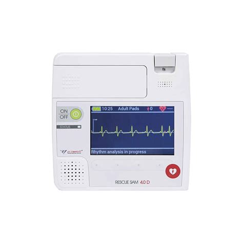 Aed Saed Defibrillator Rescue Sam 4 0d With 7 Inch Display Medica100