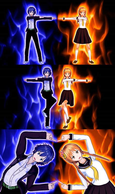 Raku And Marika Fusion Dance By Theotakucultist On Deviantart