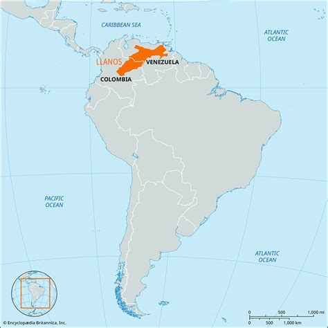Orinoco River Venezuela Map Basin Location Physical Features
