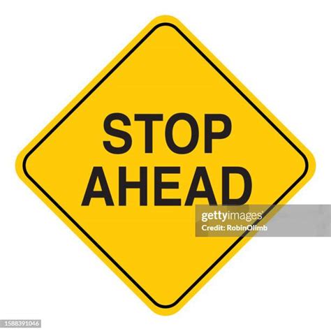 Stop Ahead Road Sign High Res Vector Graphic Getty Images