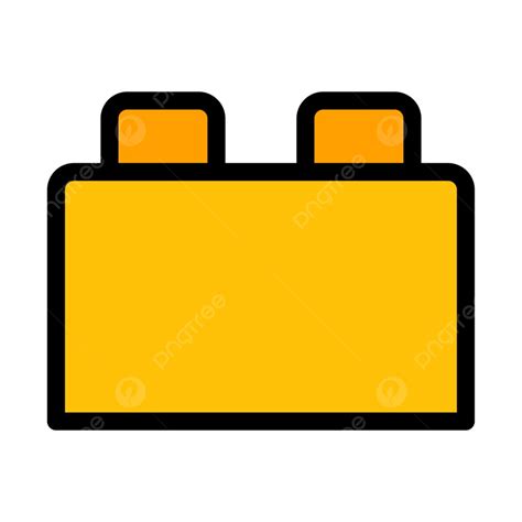 Yellow Lego Brick Png