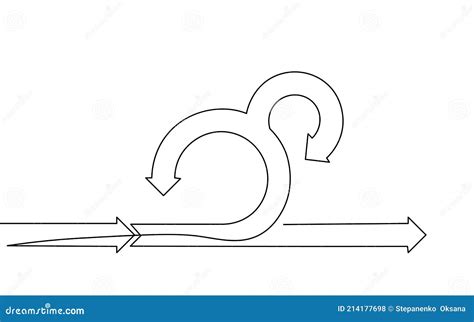 Silhouette Single Arrow Stock Illustrations 3630 Silhouette Single