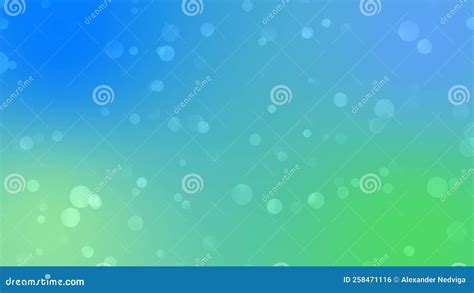 Hello Spring And Blue Sparkle Bokeh Gradient Background Loop Motion Moving Bubbles Colorful