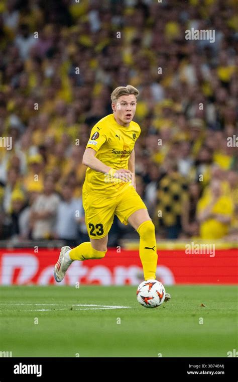 London England 01st May 2025 Jens Hauge 23 Of Bodoeglimt Seen