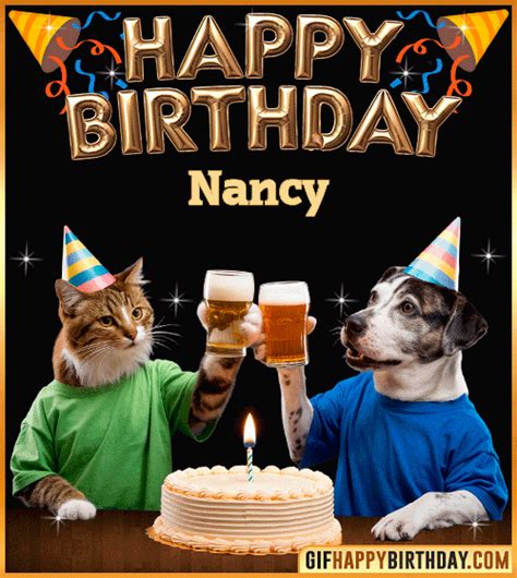 🎉 Happy Birthday Nancy  🎂 Funny And Personalized Animated Wishes