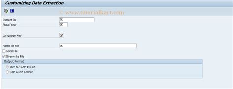 fpdec exp sap tcode customizing extracts export