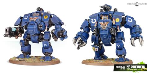 Redemptor Dreadnought And New Brutalis Dreadnought Side By Side Comparison R Warhammer40k