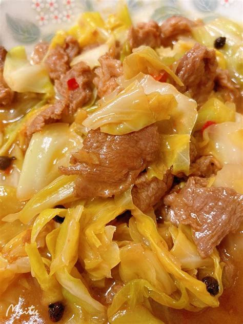 【白菜炒肉（包白菜，用料少，小孩爱）的做法步骤图】爱醋的咸鱼下厨房