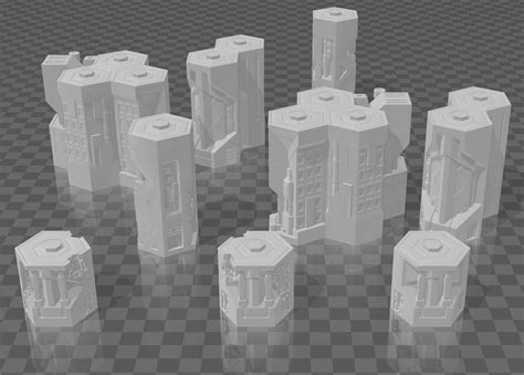 Stackable Condo Units For Battletech Etsy