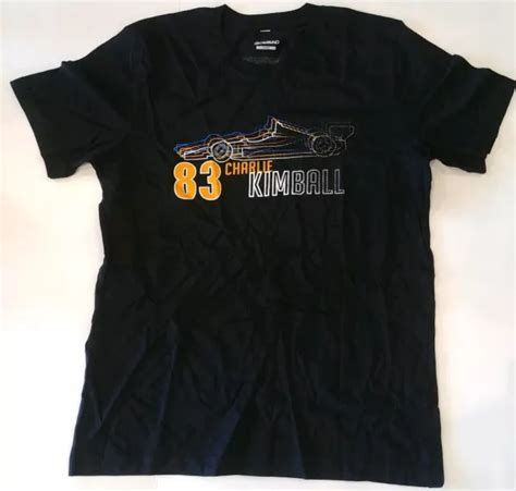 Charlie Kimball 83 Chip Ganassi Super Soft Mens Licensed T Shirt Nwt