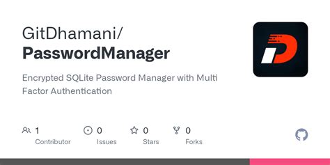 Github Gitdhamanipasswordmanager Encrypted Sqlite Password Manager