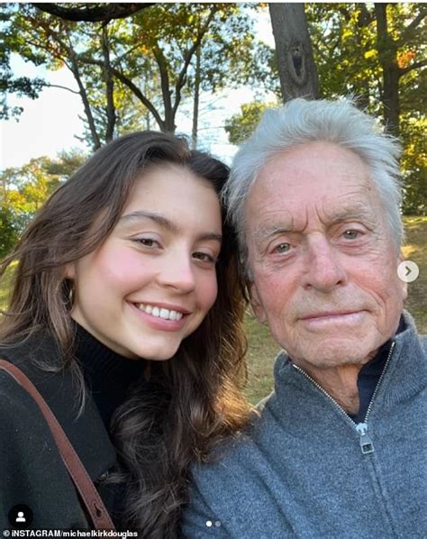 Proud Dad Michael Douglas Shares Selfies With His Daughter Carys 21
