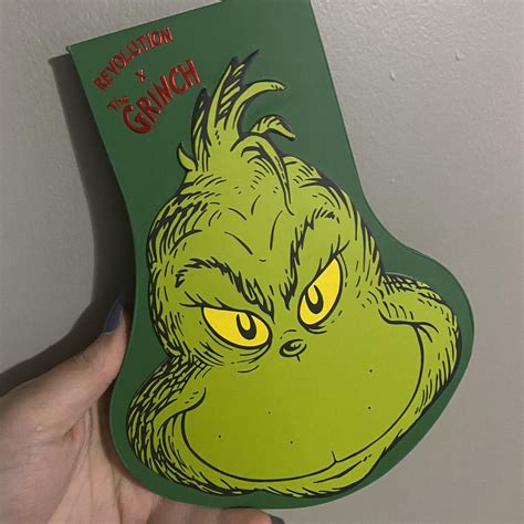 Large Revolution X Grinch Eyeshadow Pallet Depop