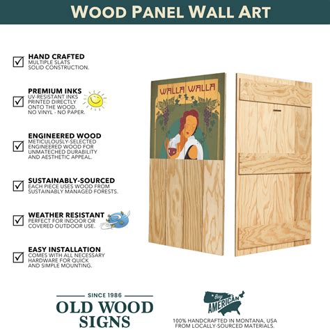 Grand Prismatic Spring Yellowstone Wood And Metal Wall Art Old Wood