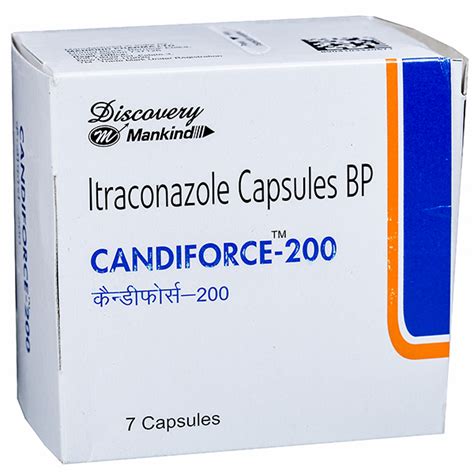 Buy Candiforce 200 Mg Capsule 7 Cap In Wholesale Price Online B2b