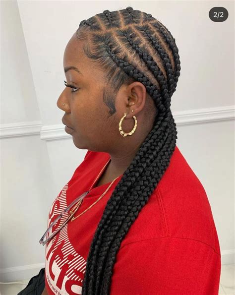 Side Part Cornrows Rhairstyles4blackppl