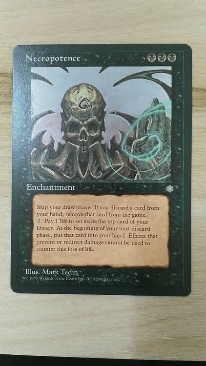 Mtg Necropotence Ice Age Gebraucht In Elsau Für Chf 28 Mit