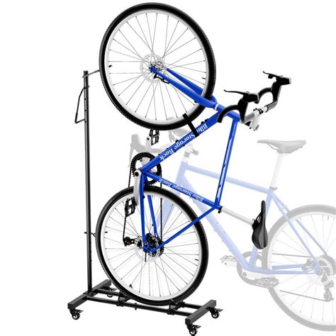 Sttoraboks 55lbs Capacity Upright Bike Stand Vertical Horizontal