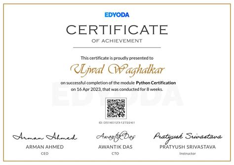 I Have Successfully Completed Python Certification Course 😊 🏼 Ujwal