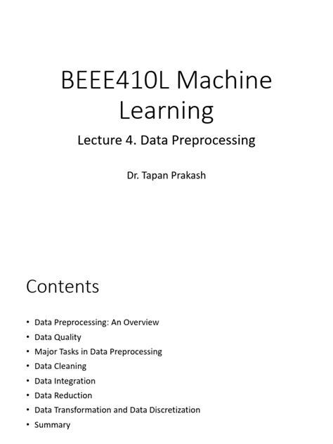 5 Data Preprocessing 31 07 2024 Pdf