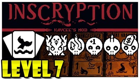 Kaycees Mod Inscryption Clearing Challenge Level 7 Inscryption Playthrough Youtube