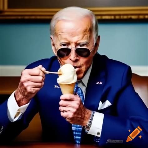 Joe Biden Running After An Ice Cream Truck Hd On Craiyon