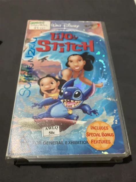 Lilo And Stitch Vhs Video Tape Walt Disney Untested 500 Picclick Au