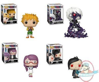 Pop Animation Tokyo Ghoul Set Of 4 Vinyl Figures Funko Man Of Action