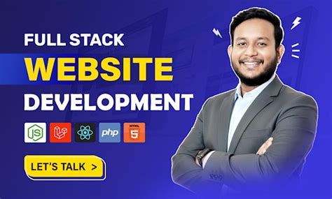 Custom Website Development Full Stack Web Developer Frontend Backend