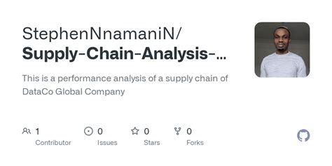 Github Stephennnamaninsupply Chain Analysis With Power Bi This Is A