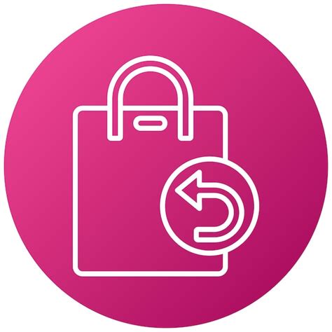 Premium Vector Return Icon Style