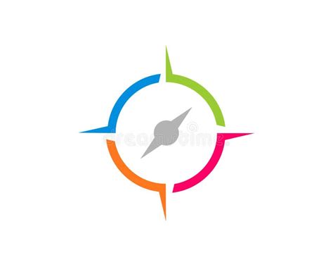 Rainbow Compass Stock Illustrations 638 Rainbow Compass Stock